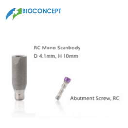 Bioconcept Mono Scanbody for Straumann compatible Bone Level RC, D 4 ...