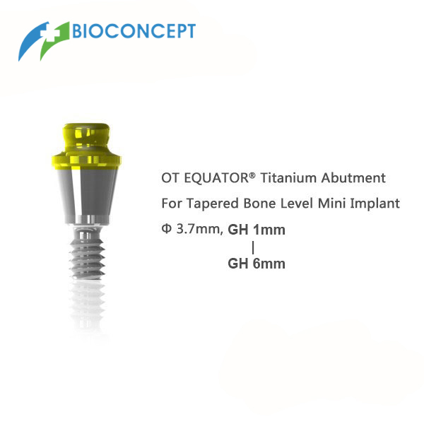 Titanium Abutment for Osstem TSIII & Hiossen ETIII Mini Implant, Ф 3 ...
